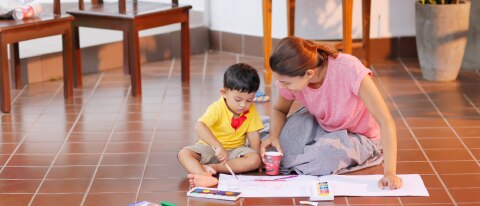 FIRST WATERCOLOR PAINTING | Growing Up